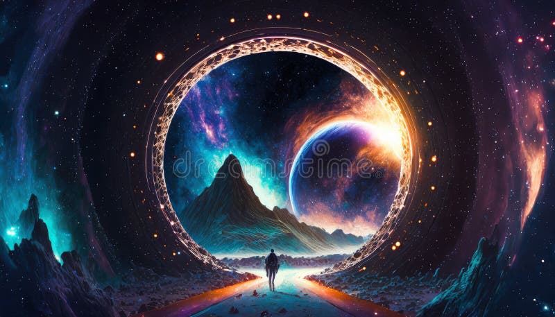 The Surface of an Alien Planet in View of the Cosmos To Other Planets ...