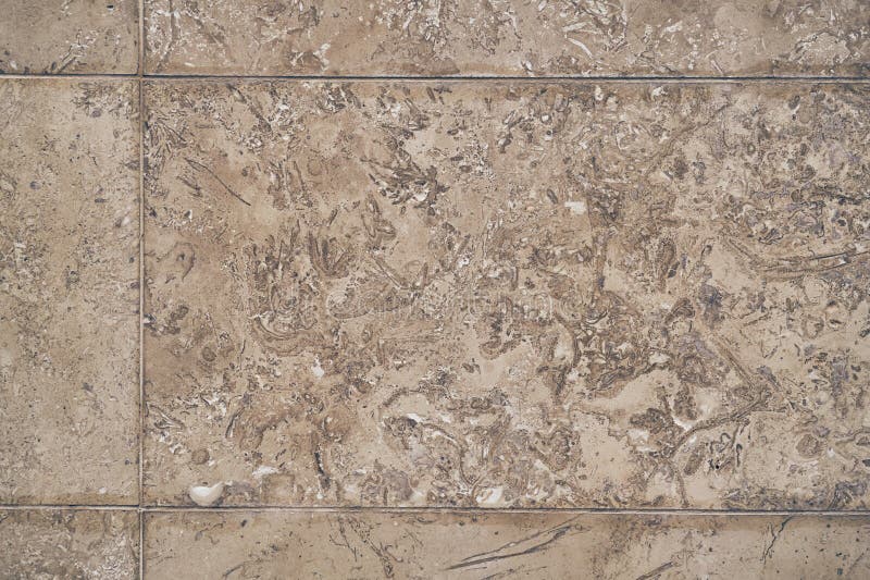 The Surface of Beige Stone Tiles with an Original Natural Pattern ...