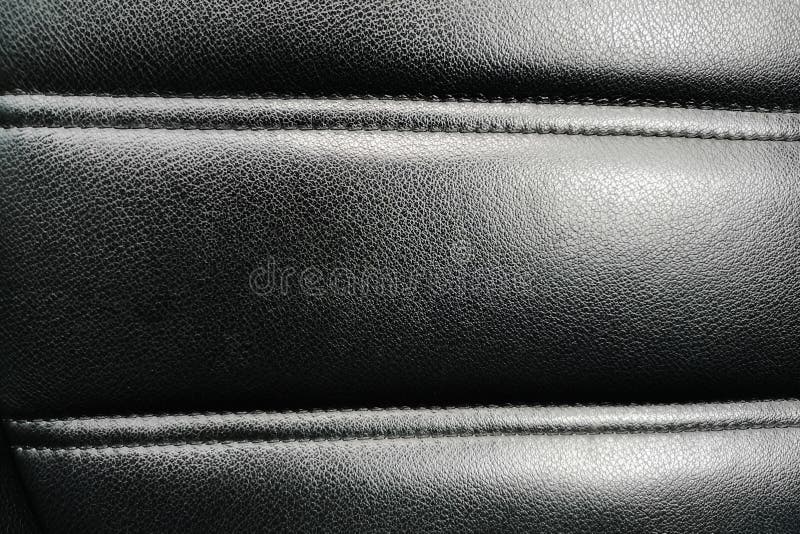 Surface of Black Leatherette Texture for Background. Stock Photo ...