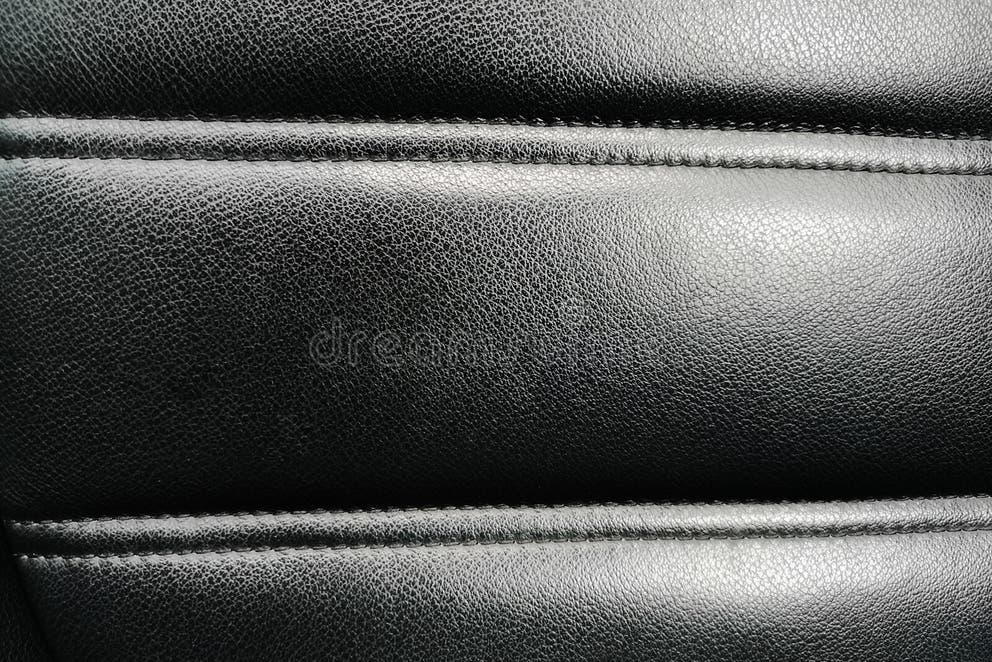 Surface of Black Leatherette Texture for Background. Stock Photo ...
