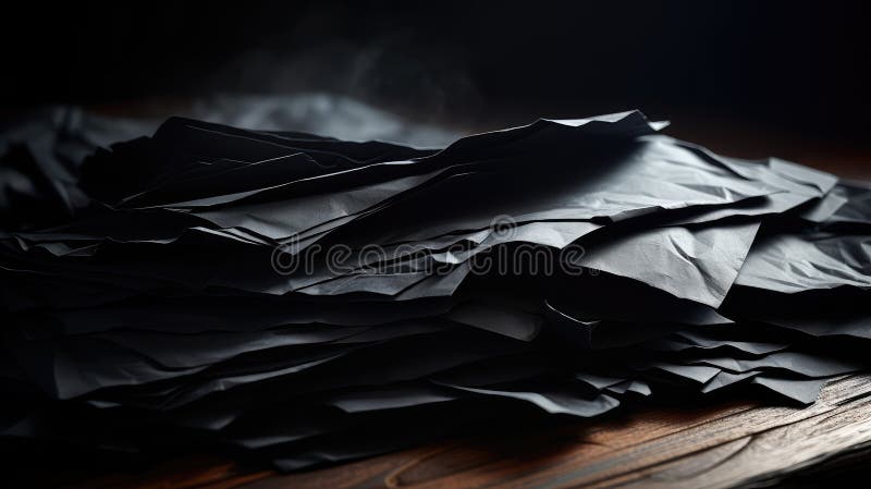 Surface Black Texture Paper Stock Illustration - Illustration of table ...