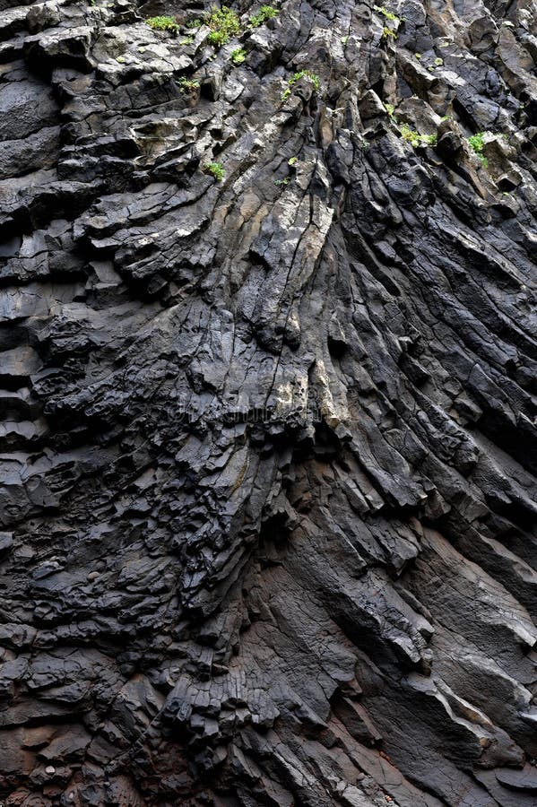 Surface of Black Volcanic Rock Stock Image - Image of pattern, cloud ...