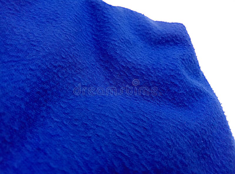 The Surface of the Blue Blanket Stock Photo - Image of clothing, folds ...