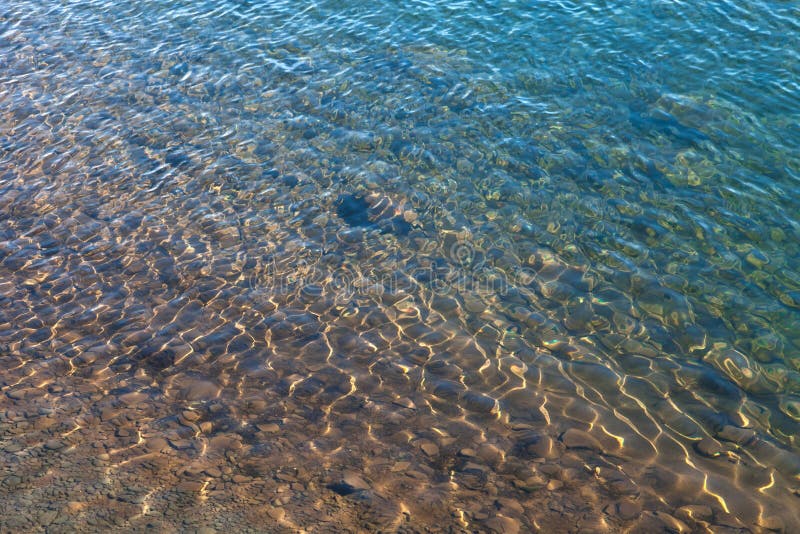 Surface of Blue Cold Water in Iceland Stock Photo - Image of floor ...