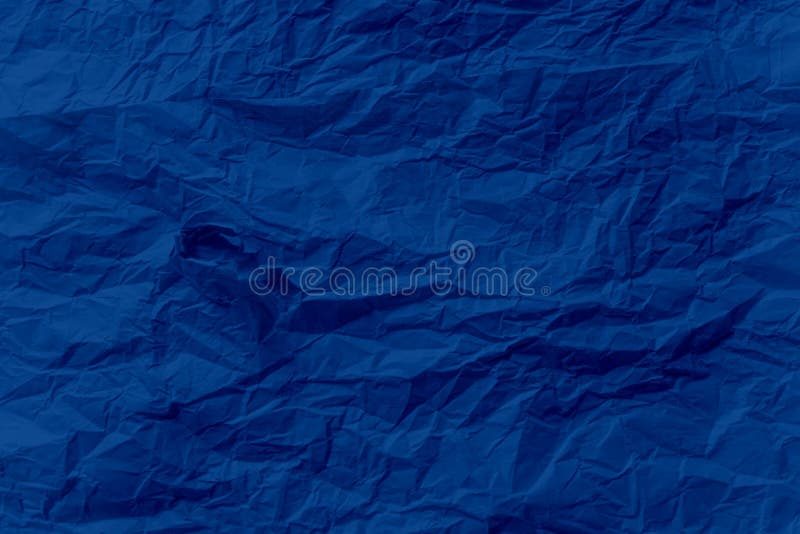 Blue Crumpled Old with Tent Fabric Page Paper Texture Rough Background ...