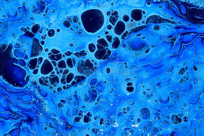 Surface of Blue Color, Different Spots and Different Hue. Blue Paint ...