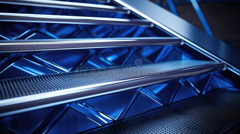 Surface blue diamond plate stock illustration. Illustration of light ...