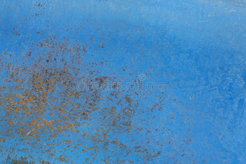 Surface of Blue Iron with Rust. Background Stock Image - Image of ...