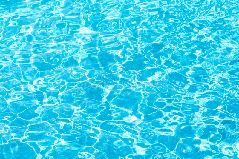 Surface of Blue Swimming Pool. Texture of Water Background in Swimming ...