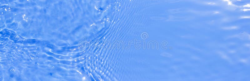 Surface of Light Blue Transparent Swimming Pool Water. Texture of ...