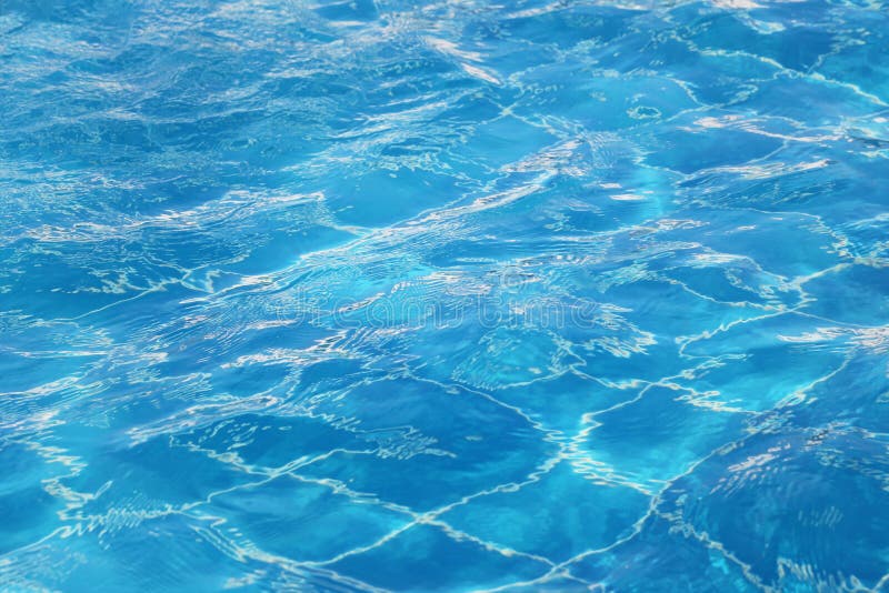 Surface of the Blue Water in the Pool,top Water of Nature Background ...