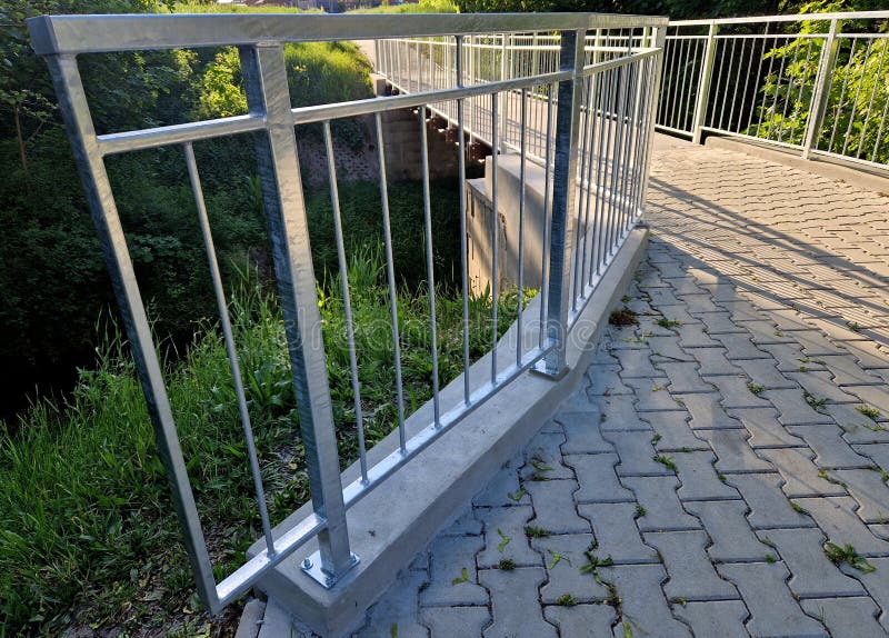 The Surface of the Bridge is Made of a Grid Made of Durable Plastic ...