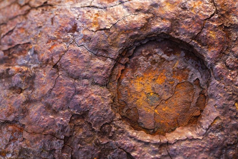 Rust at Metal.a Condition that Causes Damage. Stock Image - Image of ...
