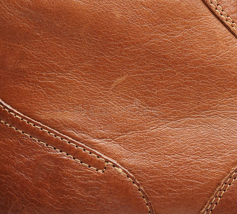 Surface of brown leather stock image. Image of brown - 196868537