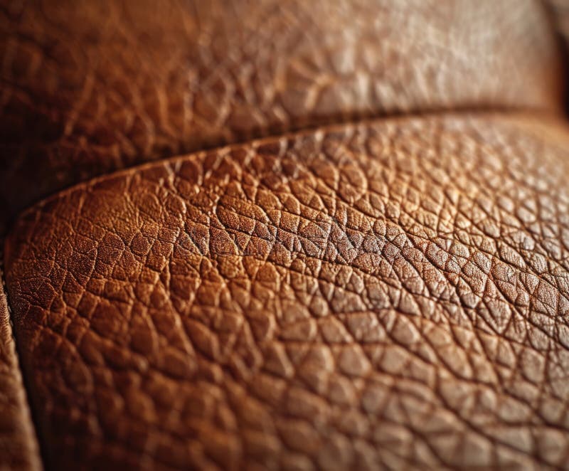 Close-Up of Brown Leather Textures with Intricate Patterns Stock ...