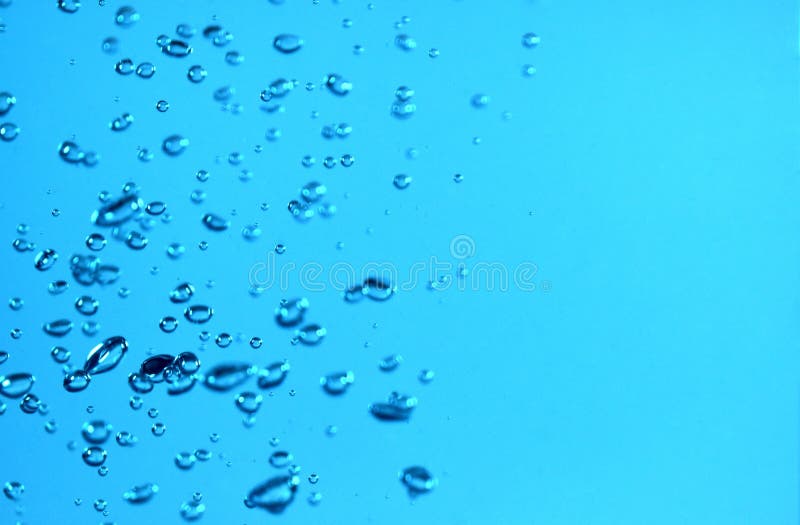 Surface Bubble Under Blue Water Stock Photo - Image of cloud, liquid ...