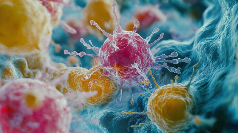 Surface of a Cancerous Tumor Stock Image - Image of medicines, cell ...