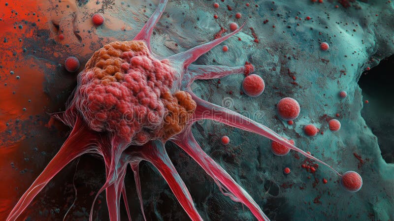 Surface of a Cancerous Tumor Stock Photo - Image of tumor ...