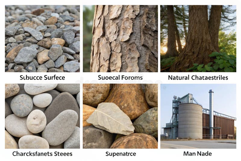 Surface Characteristics in Nature Stock Illustration - Illustration of ...