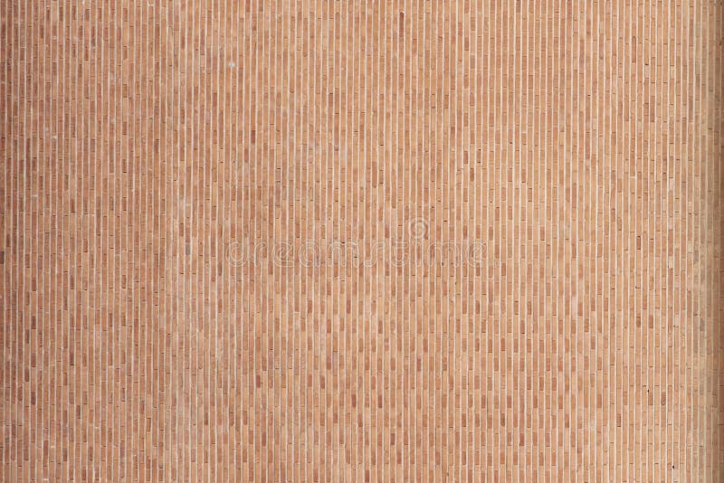 A Surface of Clay-colored Bricks Placed Vertically. Vector Bricks ...