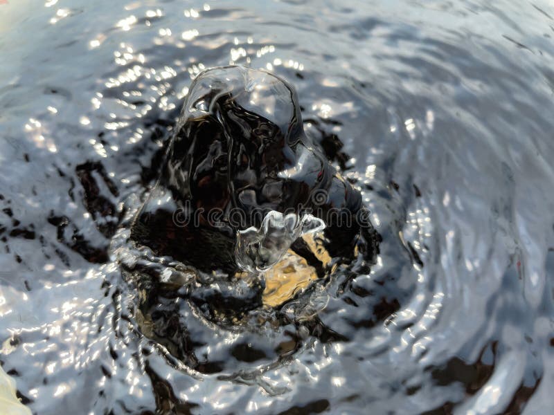 The Surface of Clear Water. Stock Image - Image of reflection, surface ...