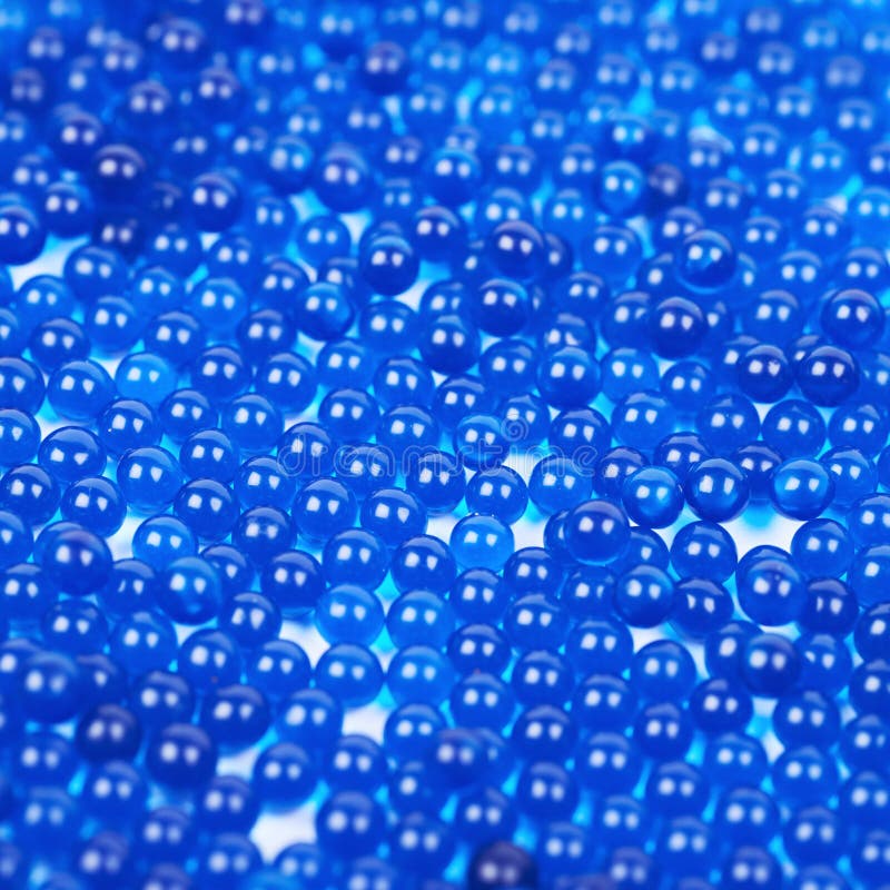 Surface Coated with Blue Beads Stock Photo - Image of gelatin ...