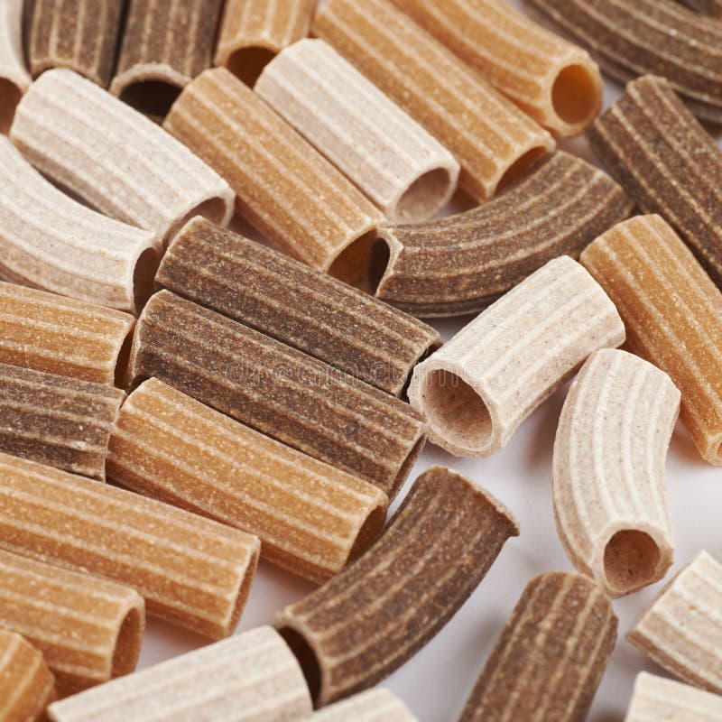 Surface Coated with the Brown Pasta Stock Photo - Image of dinner ...