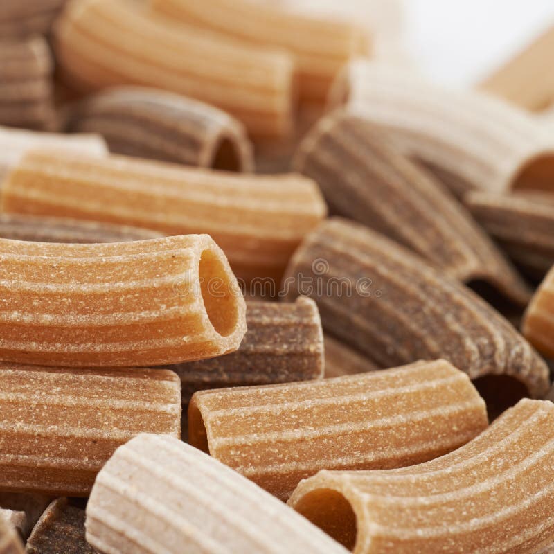 Surface Coated with the Brown Pasta Stock Image - Image of culinary ...