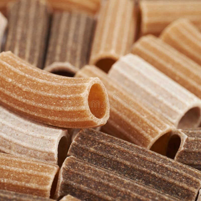 Surface Coated with the Brown Pasta Stock Image - Image of cooking ...