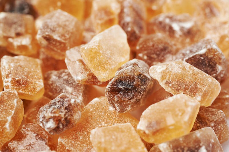 Surface Coated with Brown Rock Sugar Stock Photo - Image of background ...
