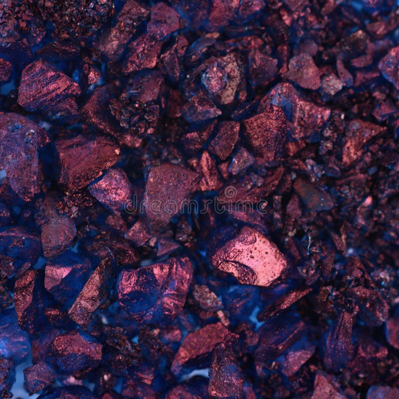 Surface Coated with Colored Salt Crystals Stock Photo - Image of ...