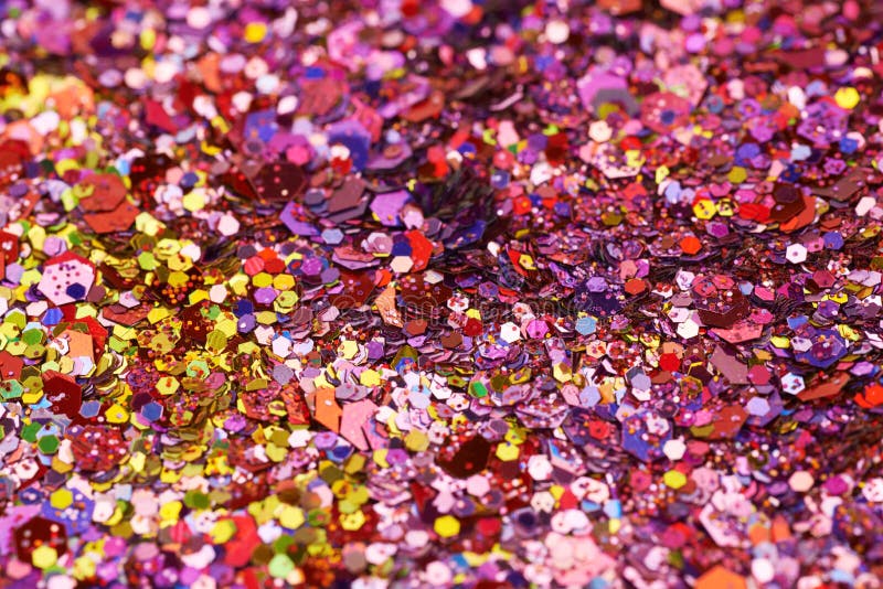 Surface Coated with Colorful Sequins Stock Image - Image of beautiful ...
