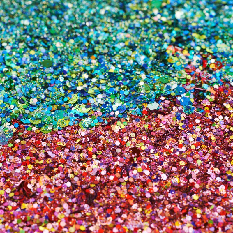 Surface Coated with Colorful Sequins Stock Image - Image of abstract ...