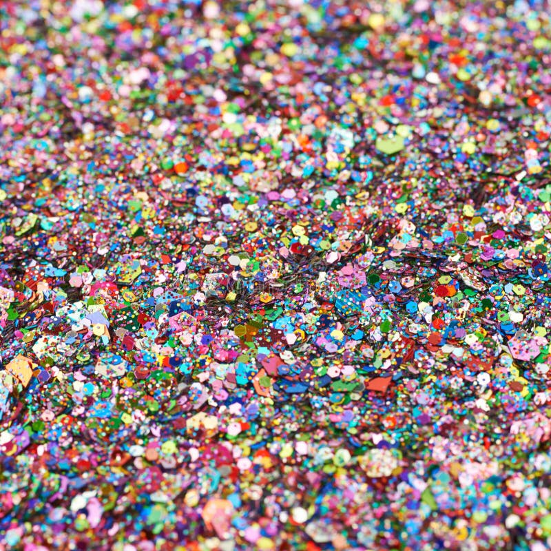 Surface Coated with Colorful Sequins Stock Photo - Image of fashion ...