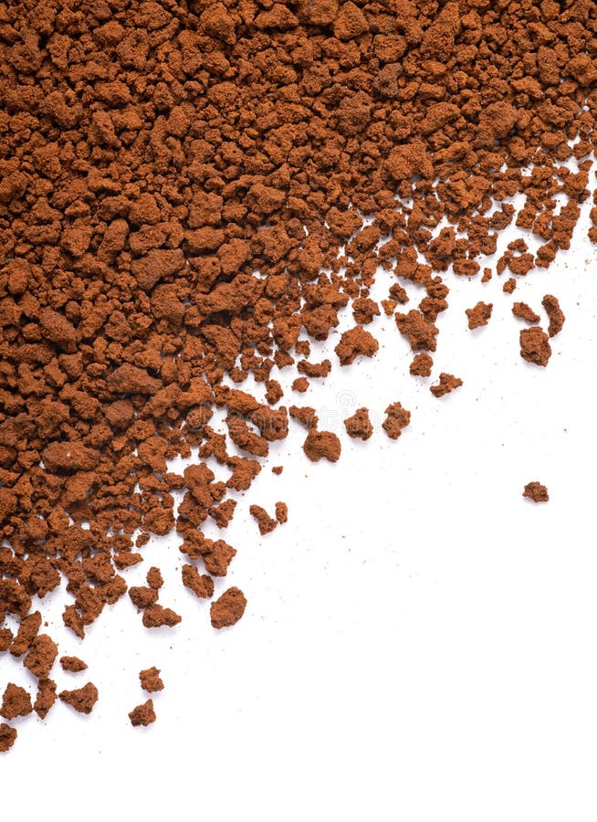Surface Coated with Instant Coffee Stock Photo - Image of ground ...