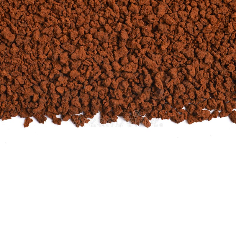 Surface Coated with Instant Coffee Stock Image - Image of dissolving ...