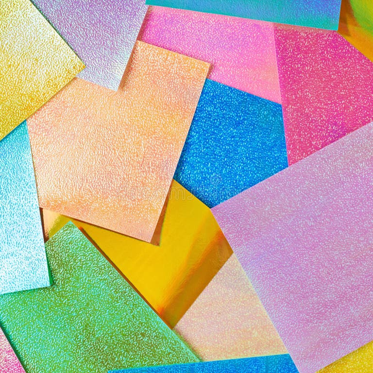 Surface Coated with Origami Sheets Stock Photo - Image of creative ...