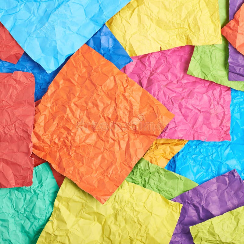 Surface Coated with Paper Sheets Stock Image - Image of origami, empty ...