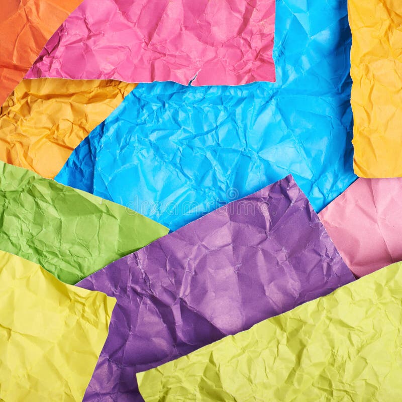 Surface Coated with Paper Sheets Stock Image - Image of detail ...