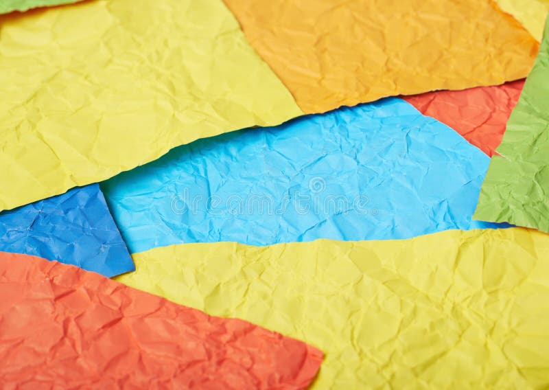 Surface Coated with Paper Sheets Stock Image - Image of blank ...