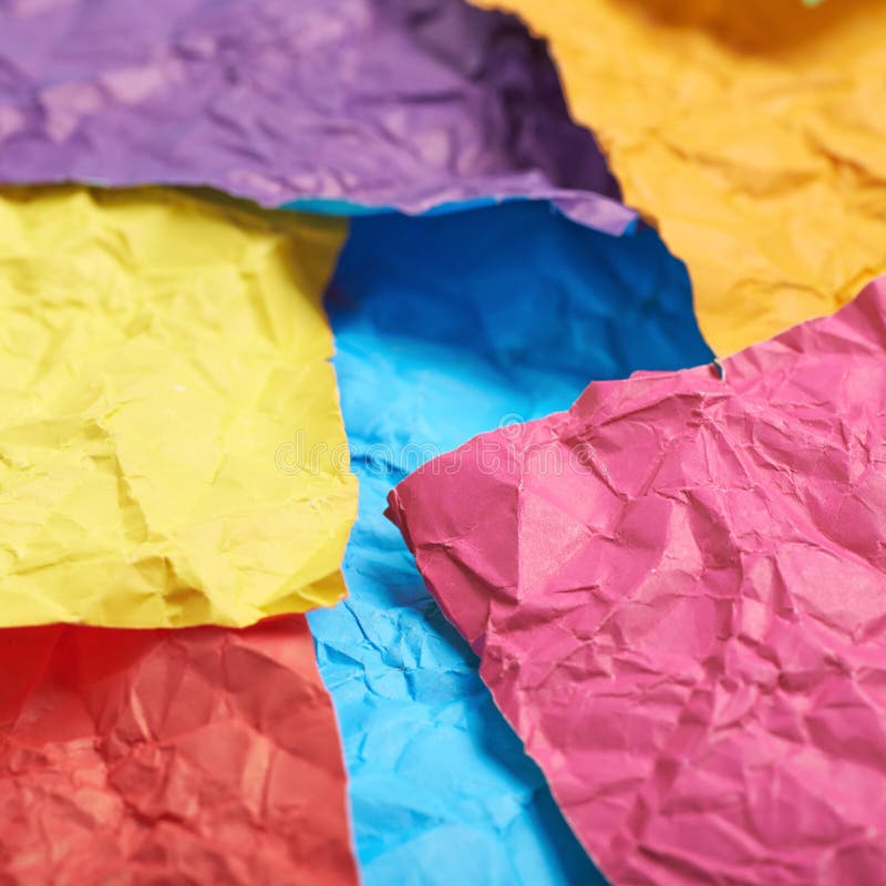 Surface Coated with Paper Sheets Stock Image - Image of decorative ...