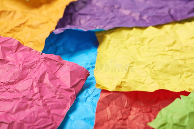 Surface Coated with Paper Sheets Stock Photo - Image of color, paper ...