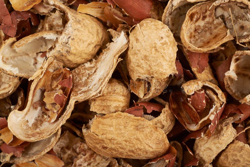 Surface Coated with Peanut Shells Stock Image - Image of food, eating ...