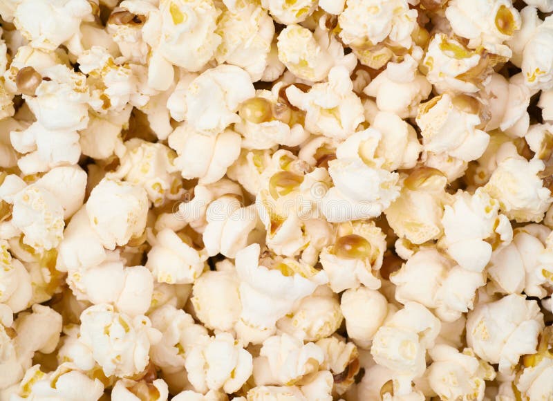 Surface Coated with Popcorn Flakes Stock Photo - Image of background ...