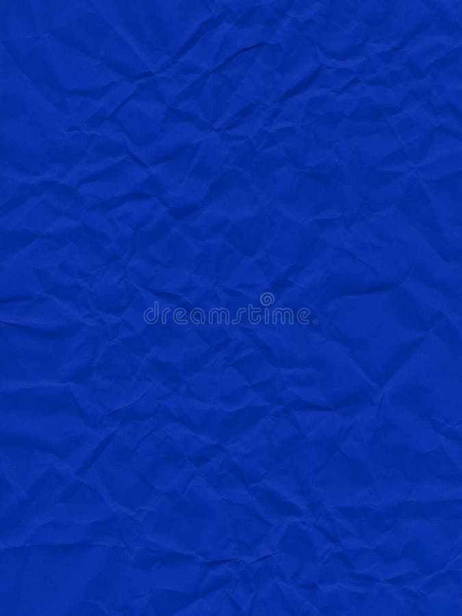 Surface of Colored Paper, Sheet of Crumpled Blue Paper Stock Photo ...