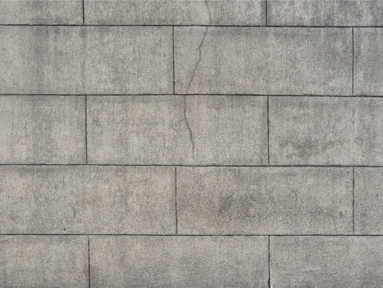 Surface of a Concrete Block Wall Stock Photo - Image of gray, grey ...