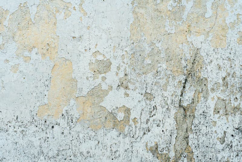 The Surface of a Concrete Wall with Old Peeling Paint. the Texture of ...