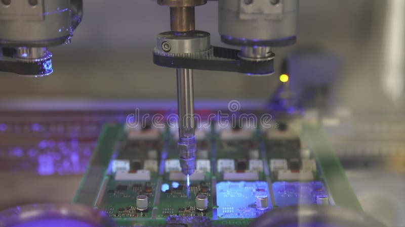 Surface Conformal Coating Process. Coating Machine. Automatic Coating ...
