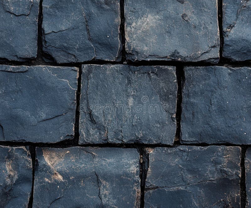 Textured Slate Stones Arranged in a Pattern for Landscaping Projects ...