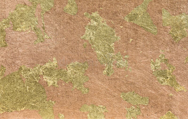 Surface of Copper and Gold Material Stock Image - Image of space, floor ...